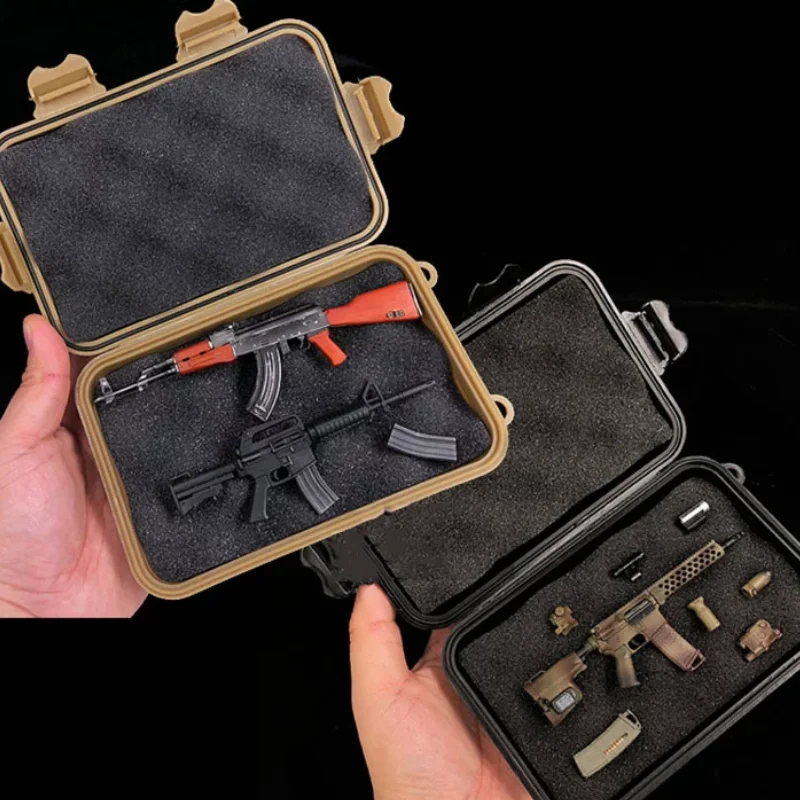 ToyTime Mini Gun 1/6 Scale Soldier Military Container Weapon Boxes ...