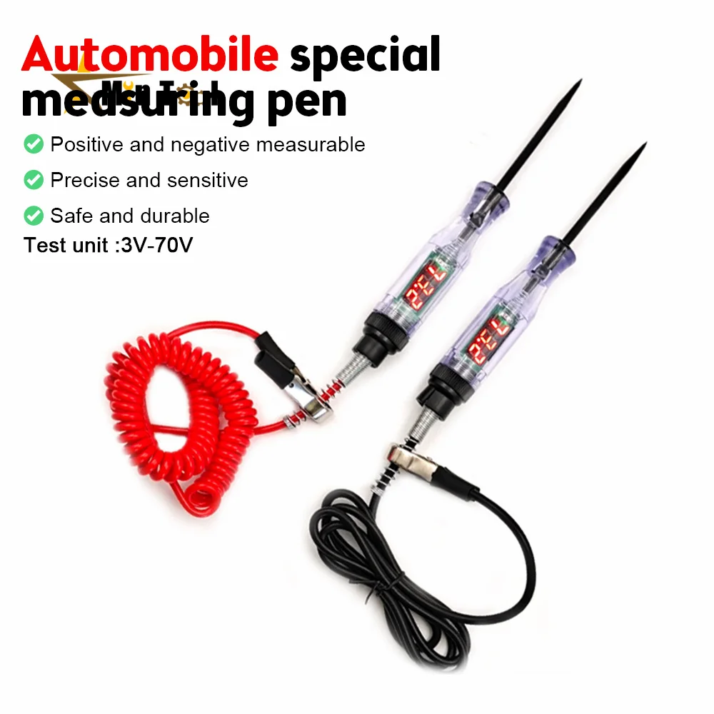 5-90V-Car-Truck-Voltage-Circuit-Tester-Digital-Display-Long-Probe-Pen ...