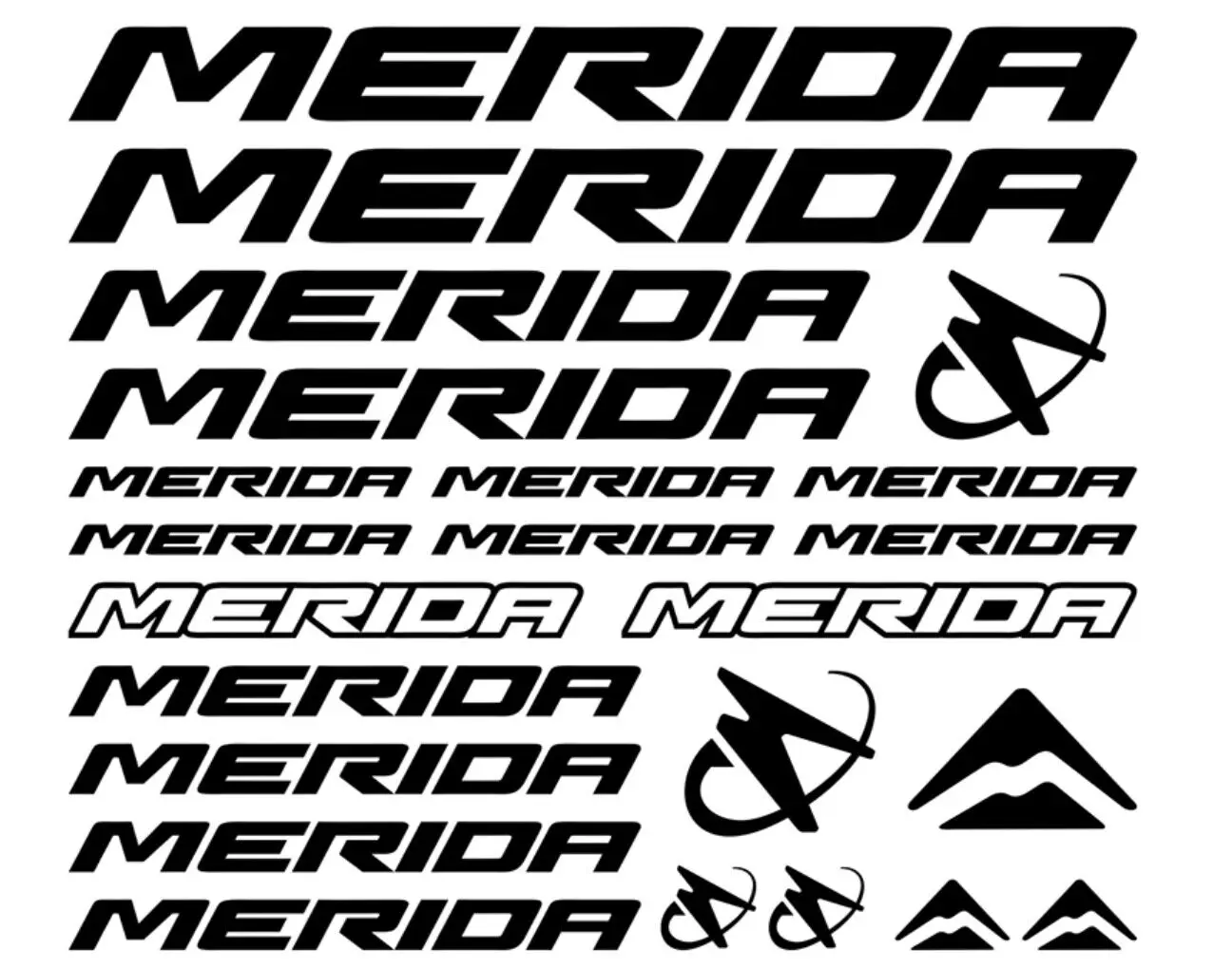 New LOGO Die-cut decal cycling Frame Stickers mtb, bmx, road, bike ...