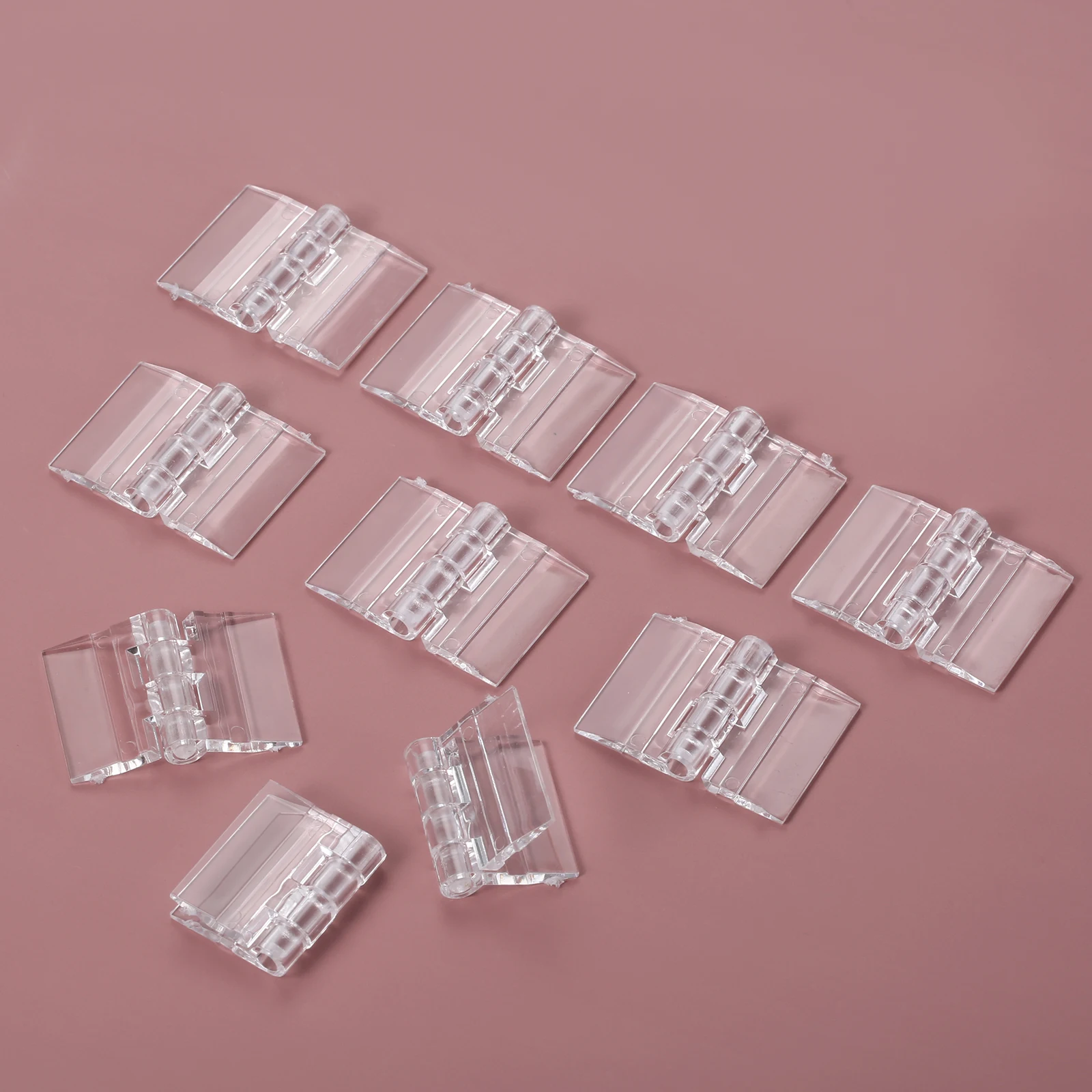 10Pcs-Acrylic-Hinges-Clear-Acrylic-Mini-Hinge-Transparent-Plastic ...