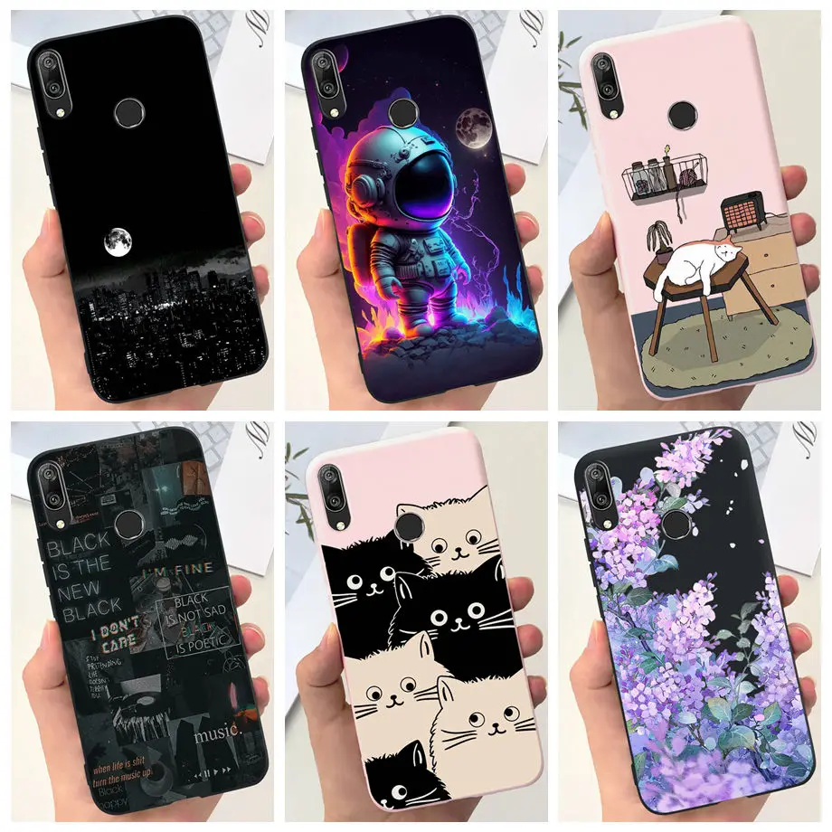 For-Huawei-Y7-2019-Case-Soft-Silicone-Phone-Cases-Huawei-Y7-Prime-2019 ...
