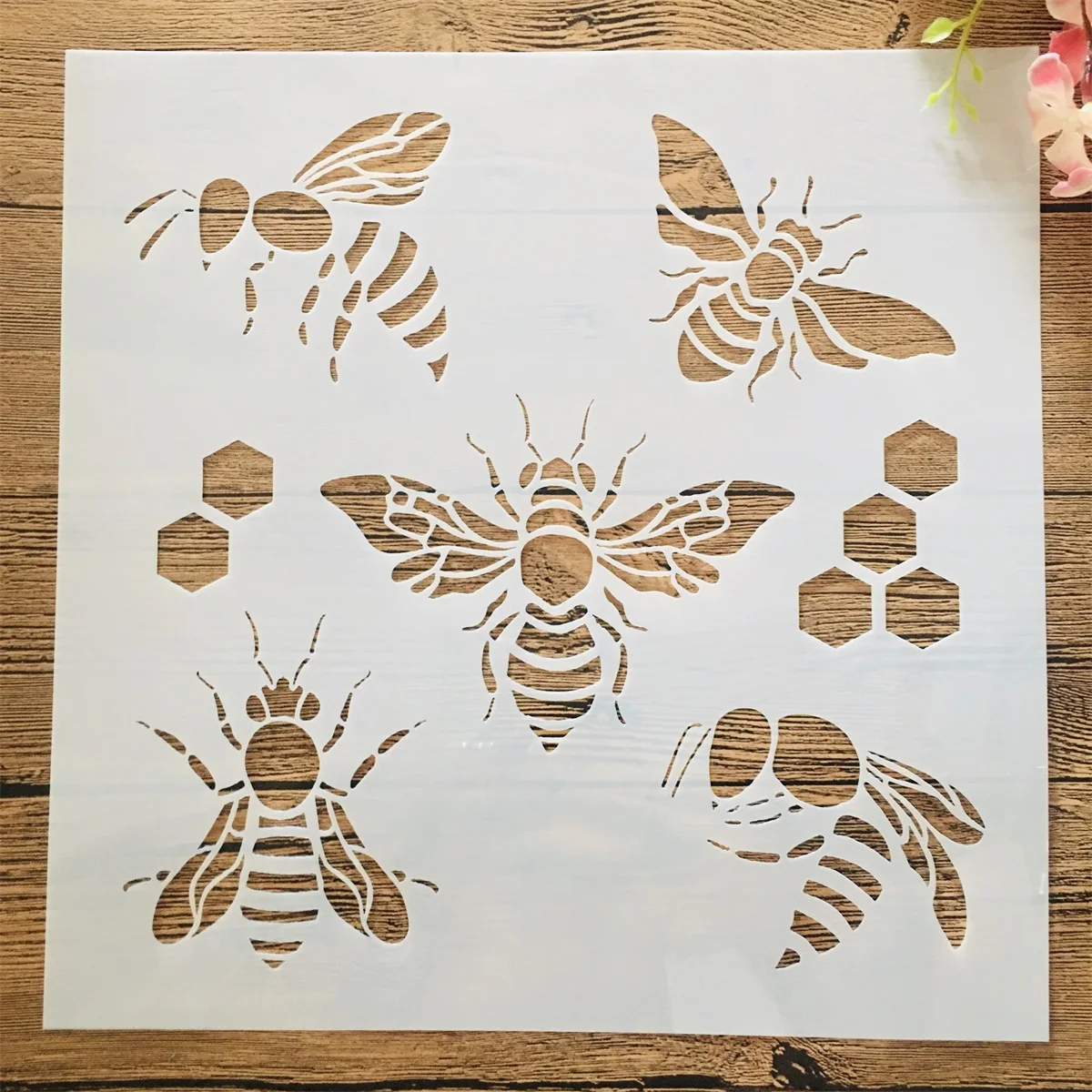Hive Pattern Stencil