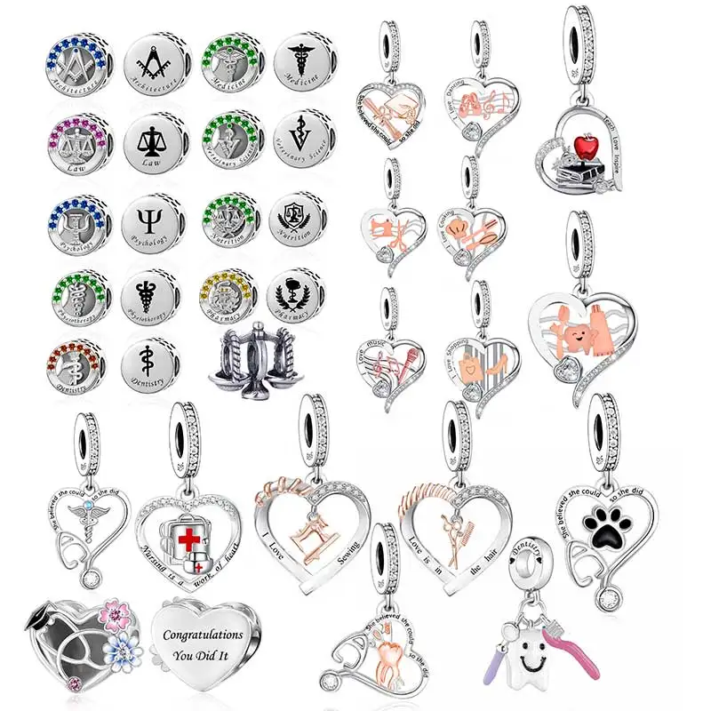 FC Jewelry Fit Original Brand Charms Bracelet 925 Silver Law Judge ...