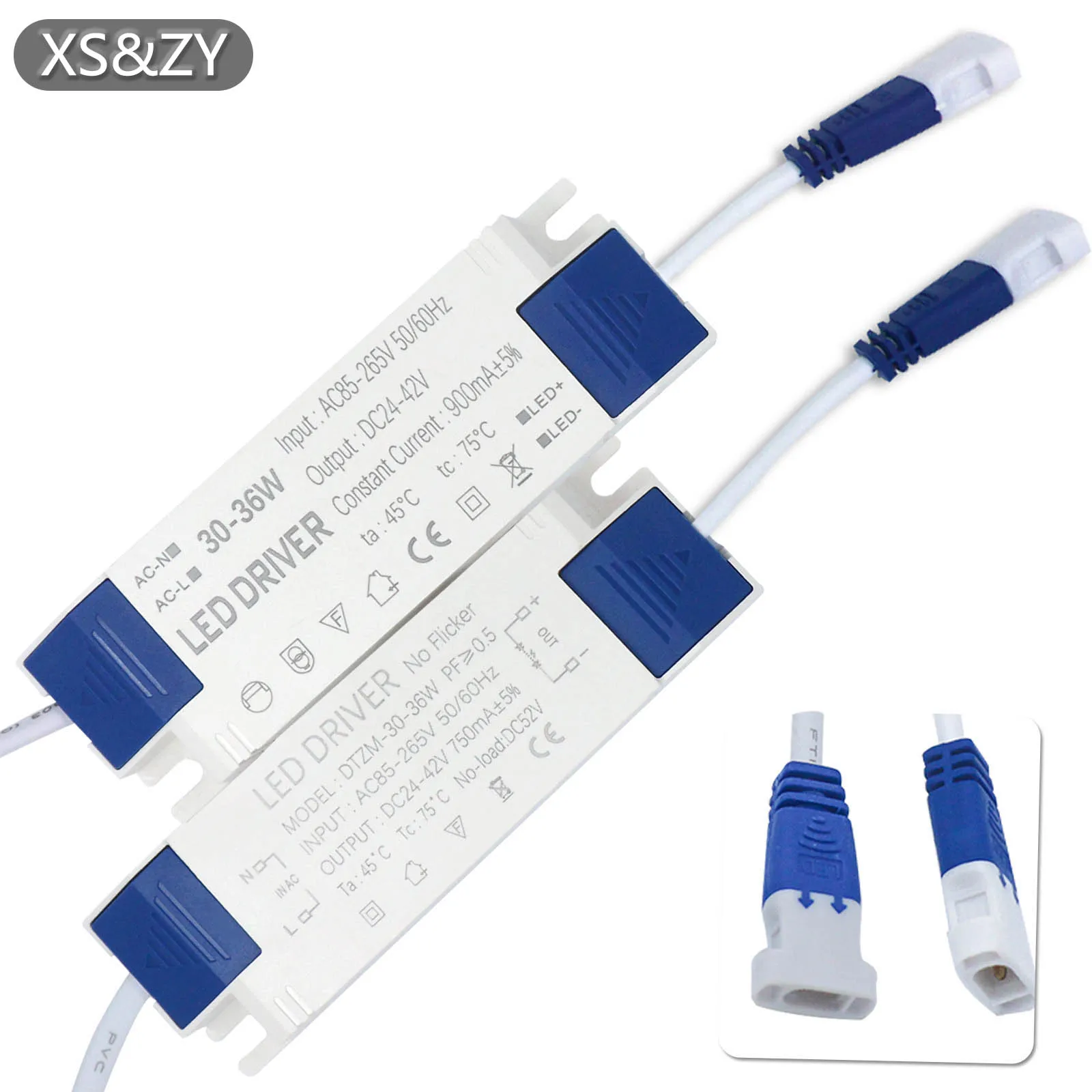 30-36W 750mA 900mA LED Power Supply DC24-42V LED Driver Adapter AC110V ...