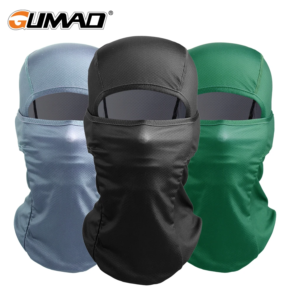 Sports Tactical Army Balaclava Head Full Face Mask Black Green Ski ...