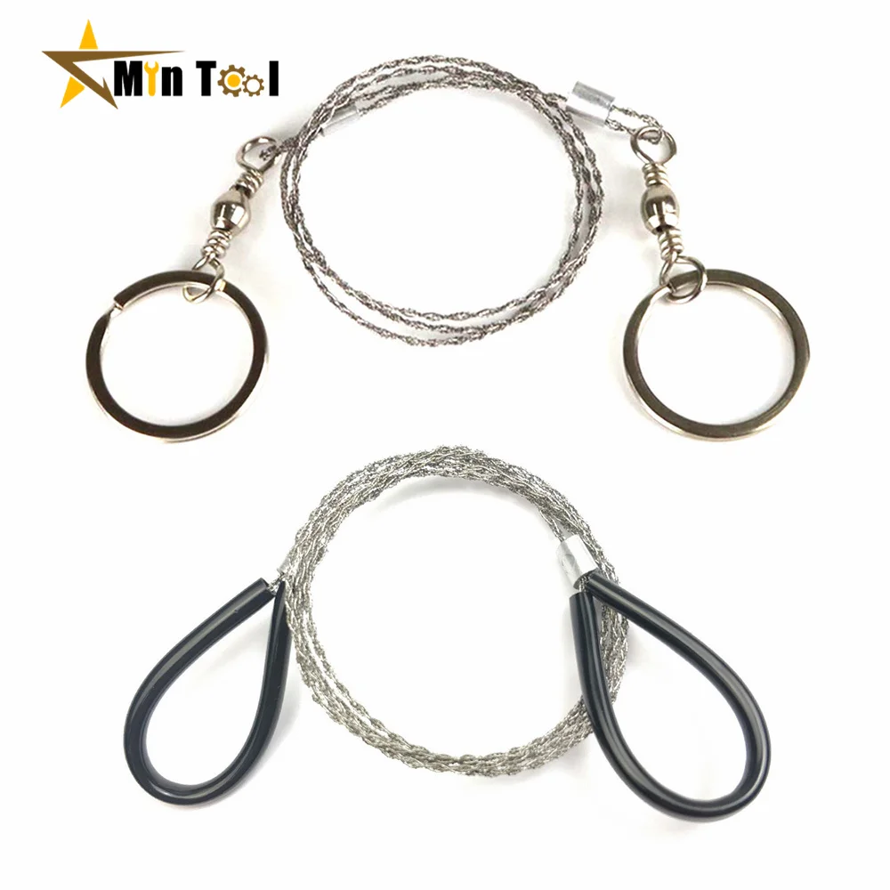 Portable Stainless Steel Wire Saw with Finger Handle Camping Hiking ...