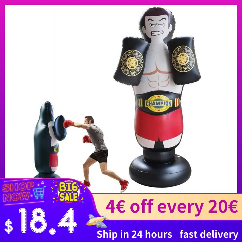 170cm-Air-Inflation-Standing-Punching-Bag-Inflatable-Sand-Bag ...