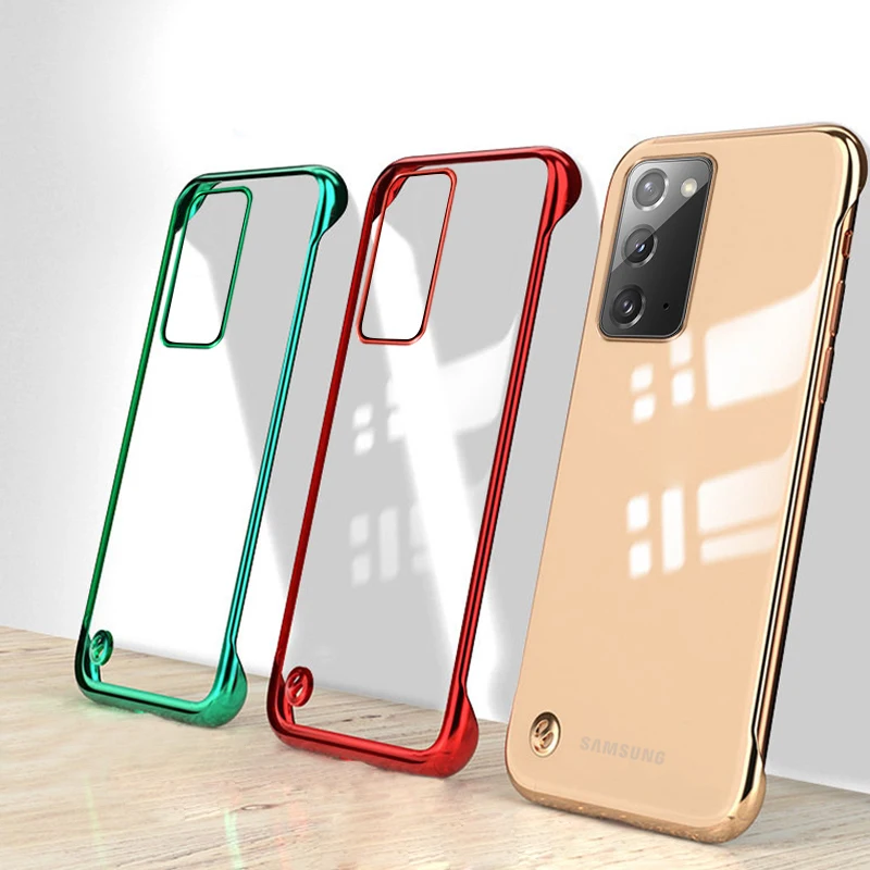 NOTOW-Hard-Plating-Frameless-Phone-Borderless-clear-Thin-Cover-Case-For-Samsung-Galaxy-S23-S22 ...