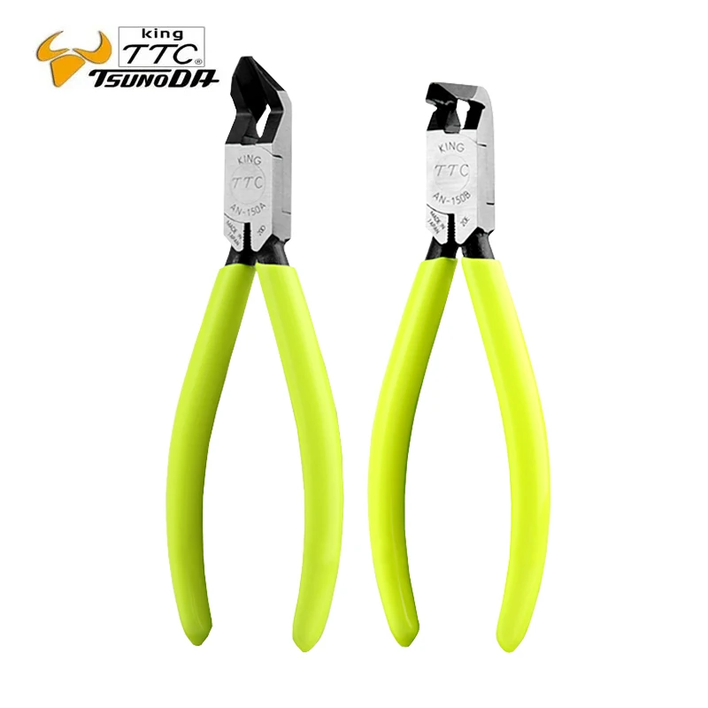 TSUNODA-KING-TTC-Angled-Edge-Cutter-Diagonal-Cutting-Pliers-For-Soft-Wire-Like-Copper-Electrican ...