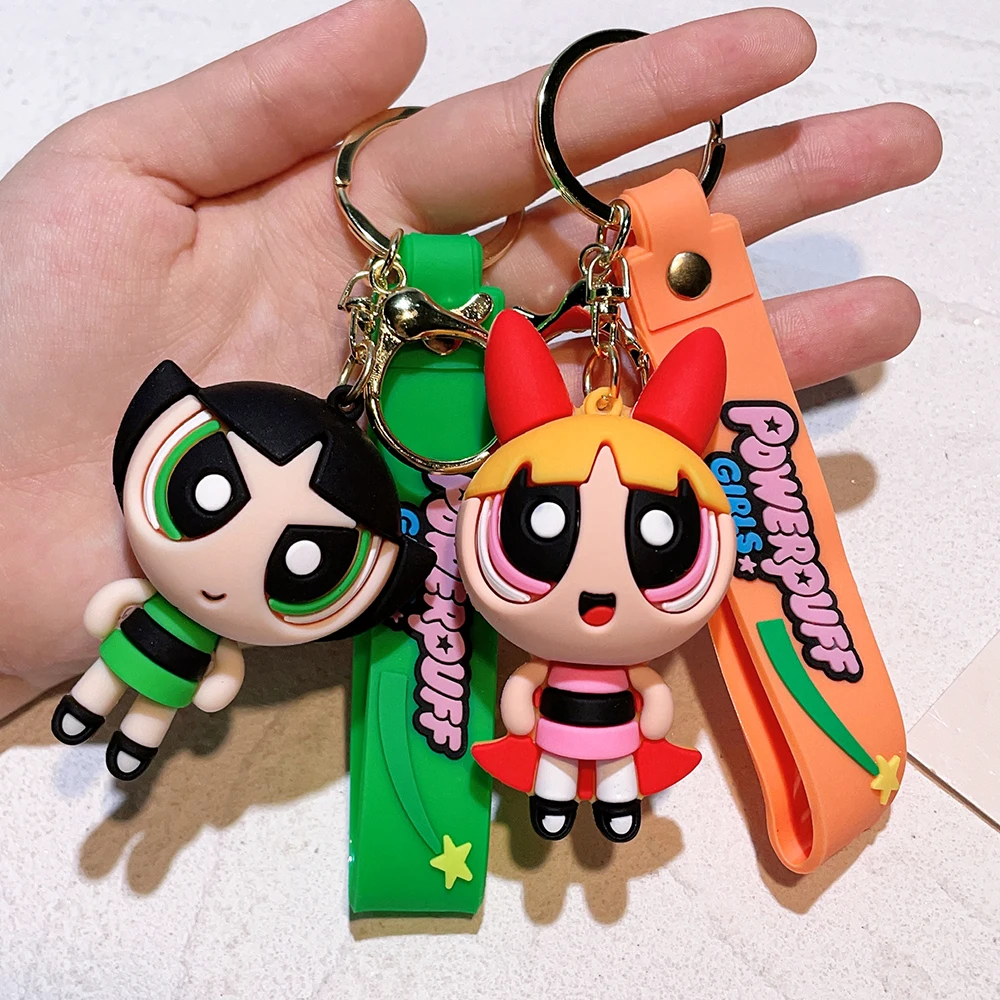 The-Powerpuff-Girls-Creative-Keychain-for-Women-Men-Fans-Cartoon-Cute ...