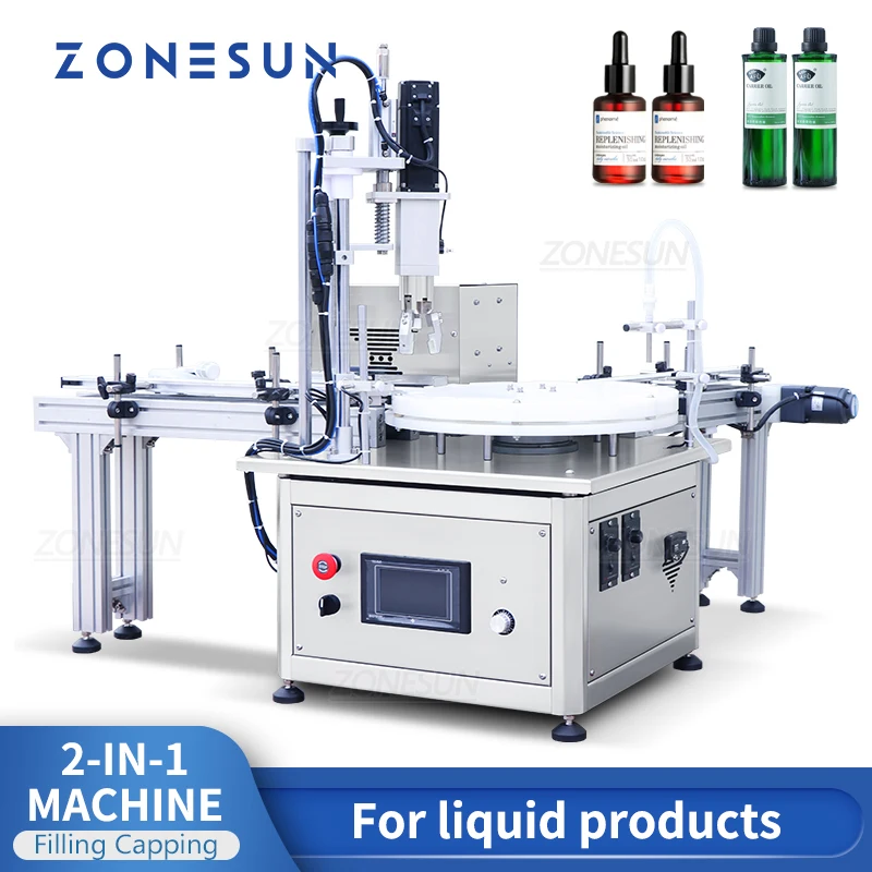 ZONESUN-Automatic-Filling-Capping-Machine-With-Conveyor-Peristaltic-Pump-Tabletop-Perfume-Liquid ...