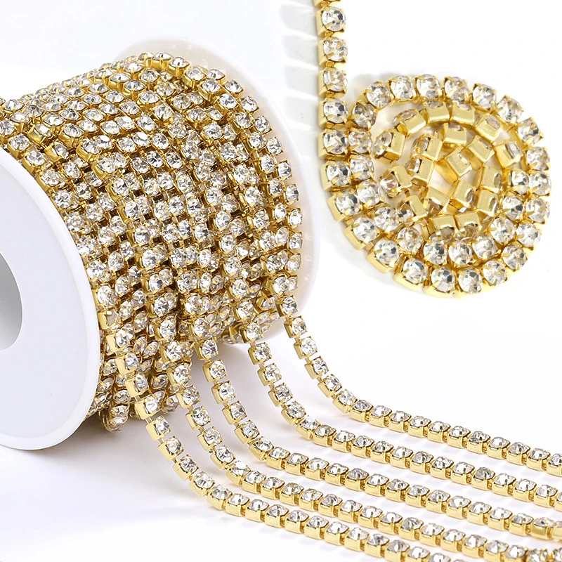 Jewelry Shoes Accessories | Rhinestone Chain | Cup Chain - 1yard/roll ...