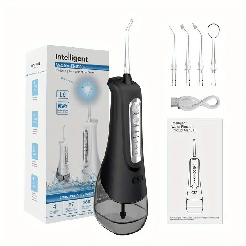 Professional-Oral-Irrigator-300ML-Rechargeable-Portable-Dental ...