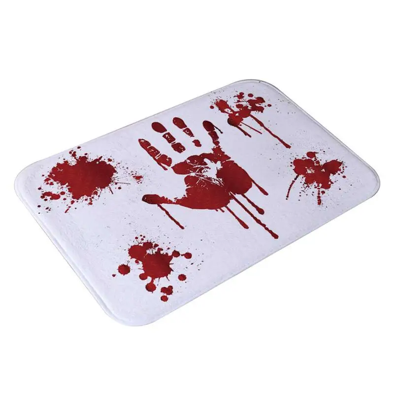 Halloween-Bathroom-Kitchen-Floor-Mat-Blood-Footprints-Horror-Home ...