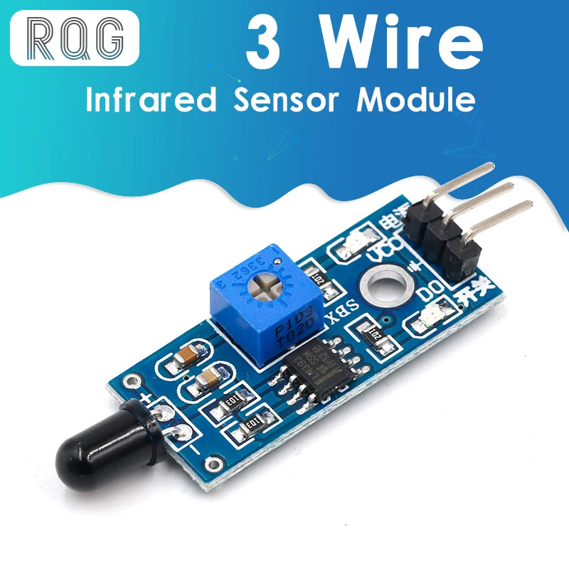IR Infrared 3 Wire Flame Detection Sensor Module IR Flame Sensor Module ...
