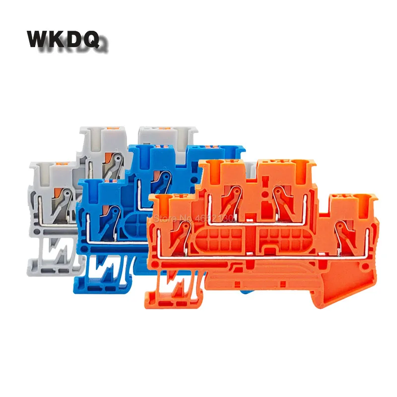 10Pcs PTTB2.5 Push In Double Level 2 Layer Connection Plug PTTB 2.5 ...