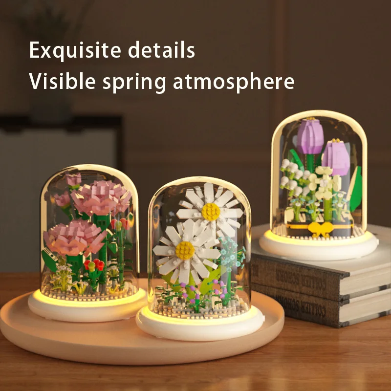 Eternal-Flower-Building-Blocks-for-CHILDREN-S-Puzzle-Puzzle-Flower-Toys ...