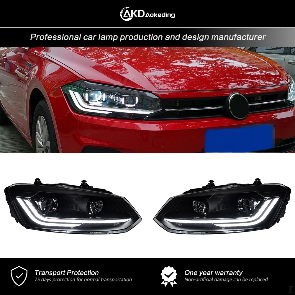 AKD-Front-Lamp-For-VW-Polo-2011-2023-New-Polo-Head-Light-LED-headlight ...