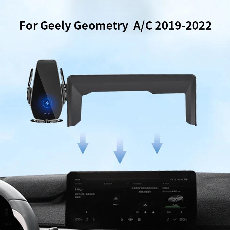 Car Phone Holder For Geely Geometry A/C 2019-2022 screen navigation ...