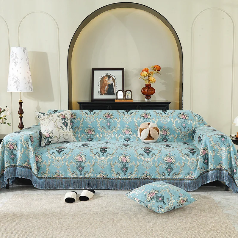 Nordic European Sofa Cover, Chenille Couch Slipcover, Covers for ...