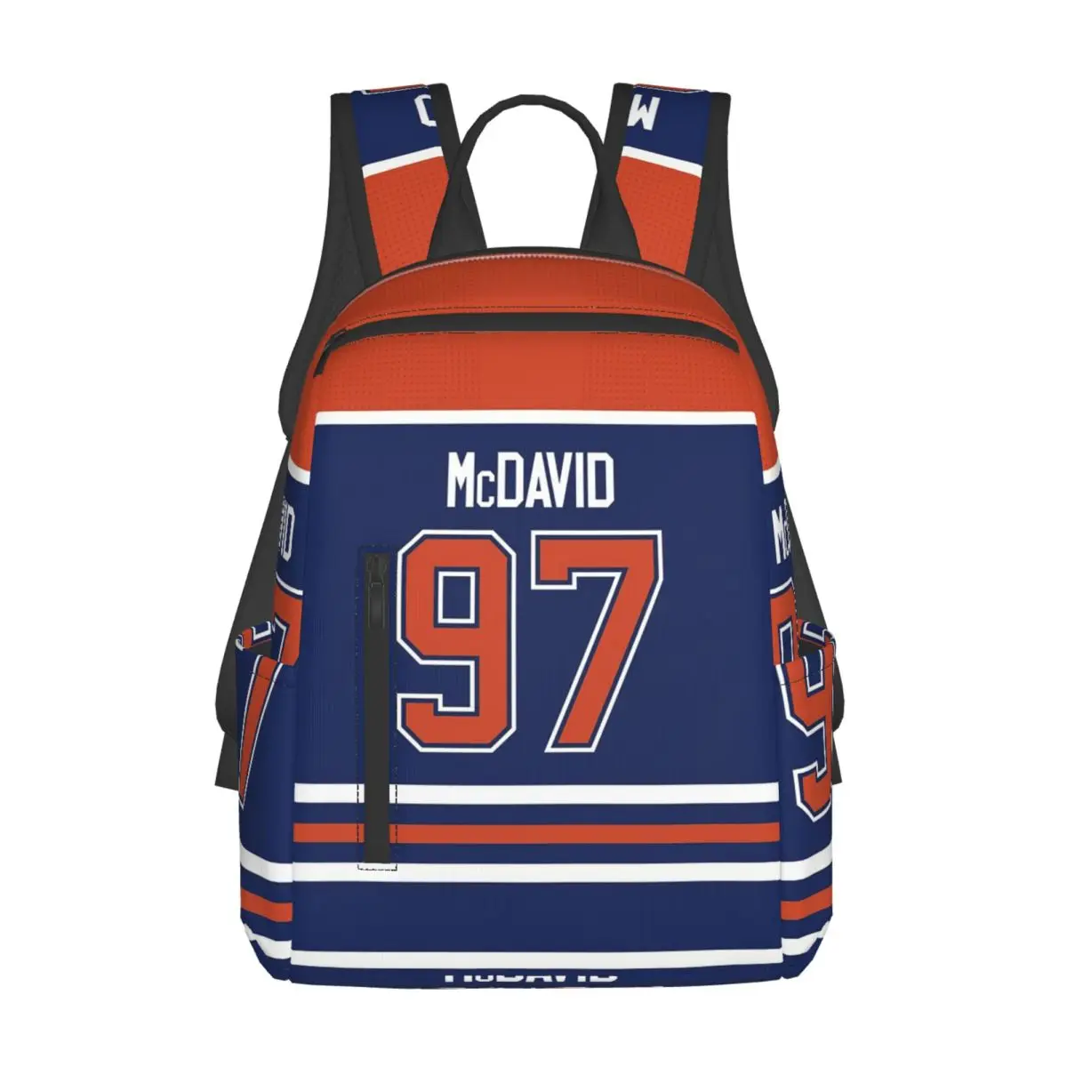 Edmonton Oilers Connor McDavid Home Jersey Back Phone Case Backpack ...