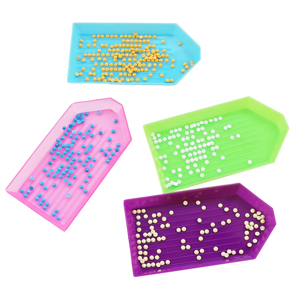 100pcs-Plastic-Bead-Sorting-Trays-Diamond-Rhinestone-Tray-Diamond ...