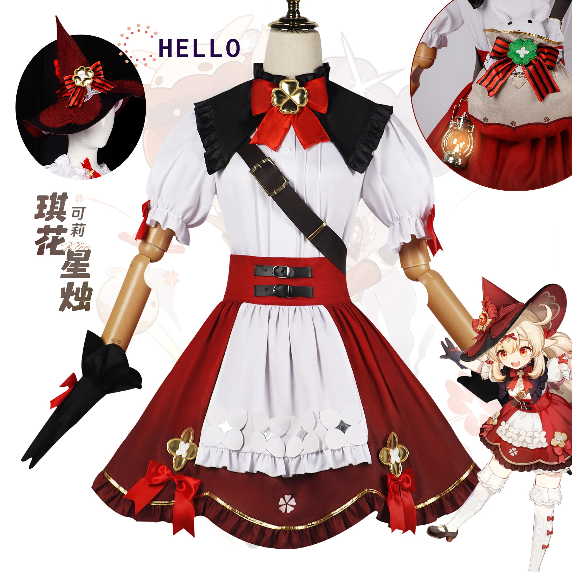 Genshin-Impact-Cosplay-Game-Klee-New-Skin-Cosplay-Costume-Anime-Suit ...