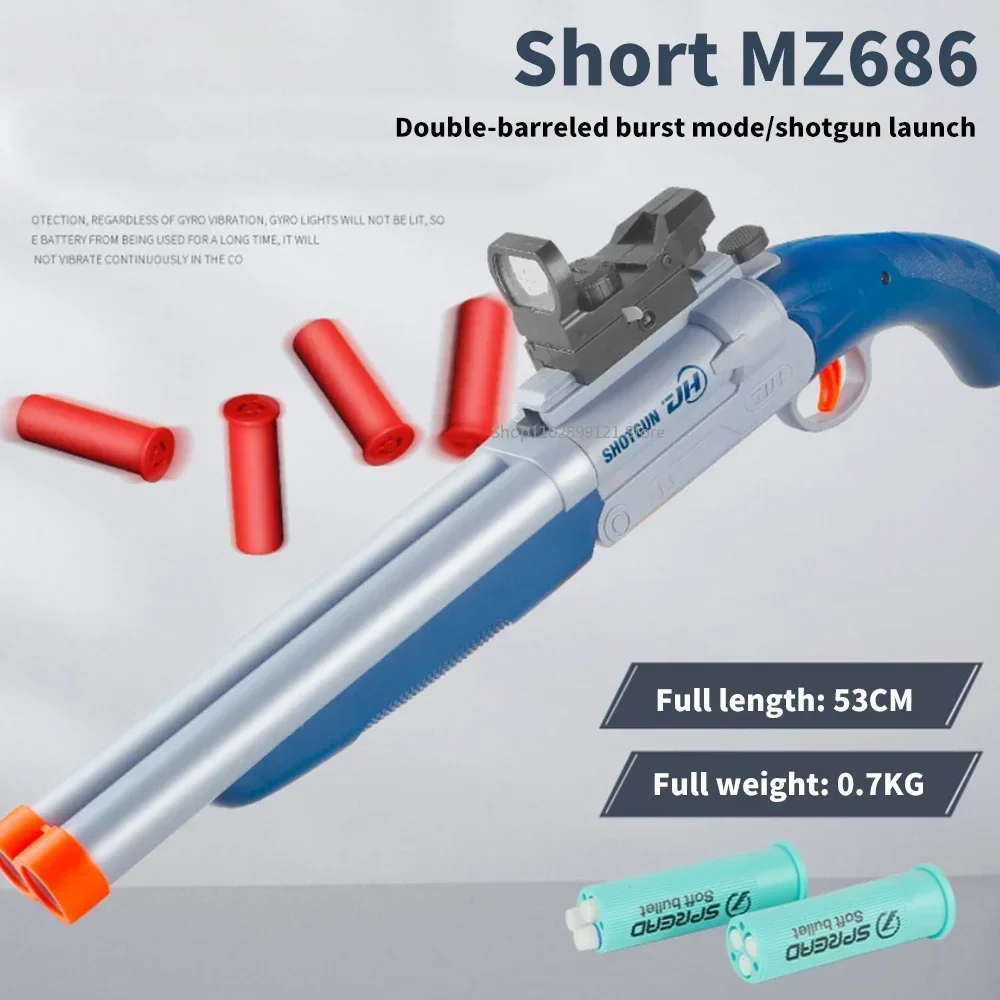 MZ686-Toy-Gun-Children-S-Double-Barreled-Burst-Soft-Bullet-Gun-Weapon ...