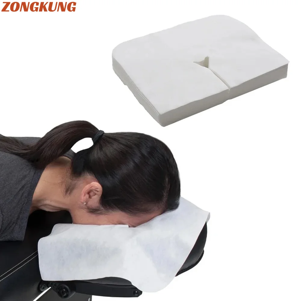 100pcs-200pcs-Disposable-Face-Cradle-Covers-Spa-Massage-Table-Sheets ...