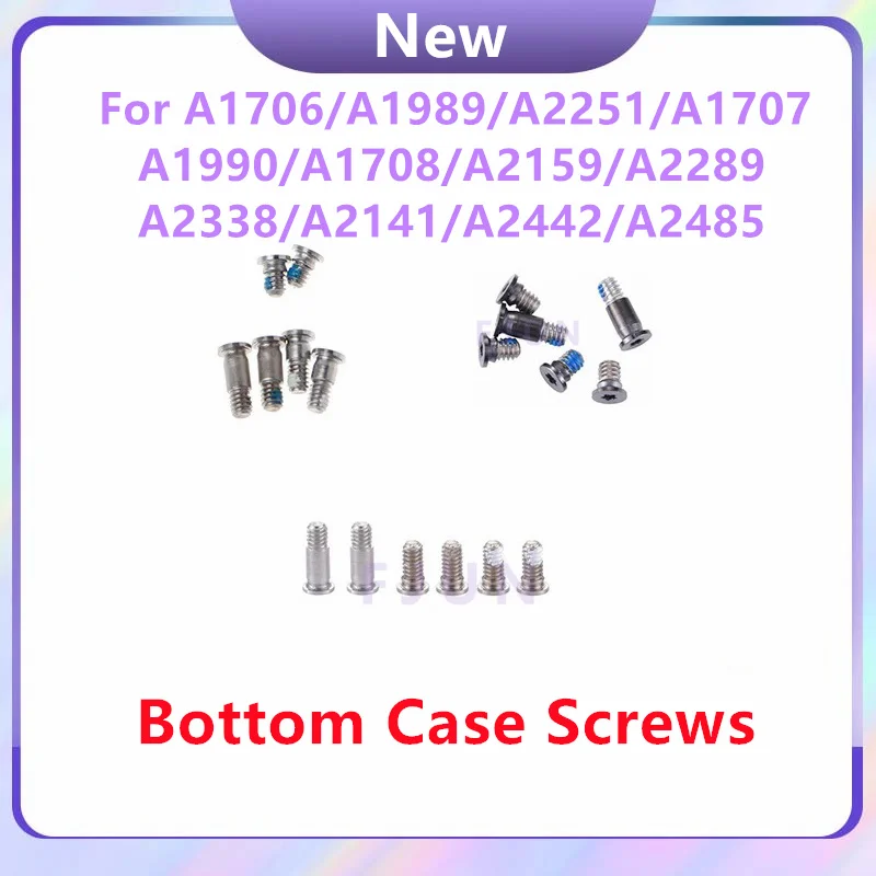 New-Laptop-Bottom-Case-Screws-For-MacBook-Pro-Retina-A1706-A1989-A2251 ...