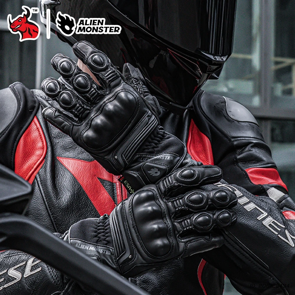 Motorcycle Gloves for Men Summer Outdoor Riding CE Certified Full ...