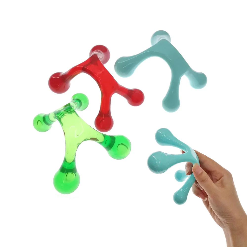 Handheld-Arch-Body-Massager-Health-Balance-Four-Ball-Back-Mini-Massage ...