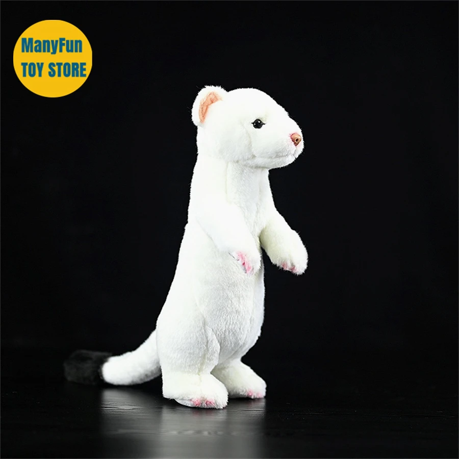 Stoat-High-Fidelity-Ferret-Plush-Toys-Weasel-Plushie-Lifelike-Animals ...