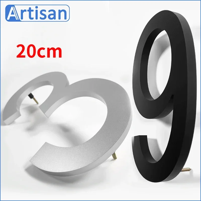 8 Inches Exterior House Numbers Letters Alphabet Home Outdoor Numbers ...