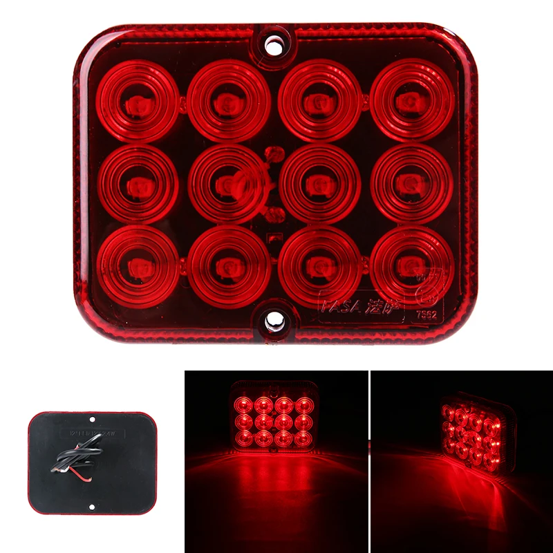 New-1pc-12V-LED-Rear-Fog-Lamp-Light-Waterproof-Trailer-Automobile-Fog ...