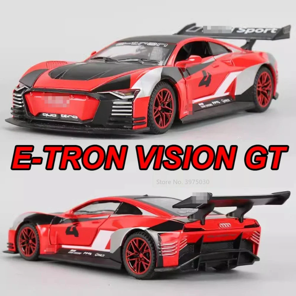 1:32 Scale E-TRON Q8 Sports Cars Toy Model Alloy Diecast Doors Opened ...