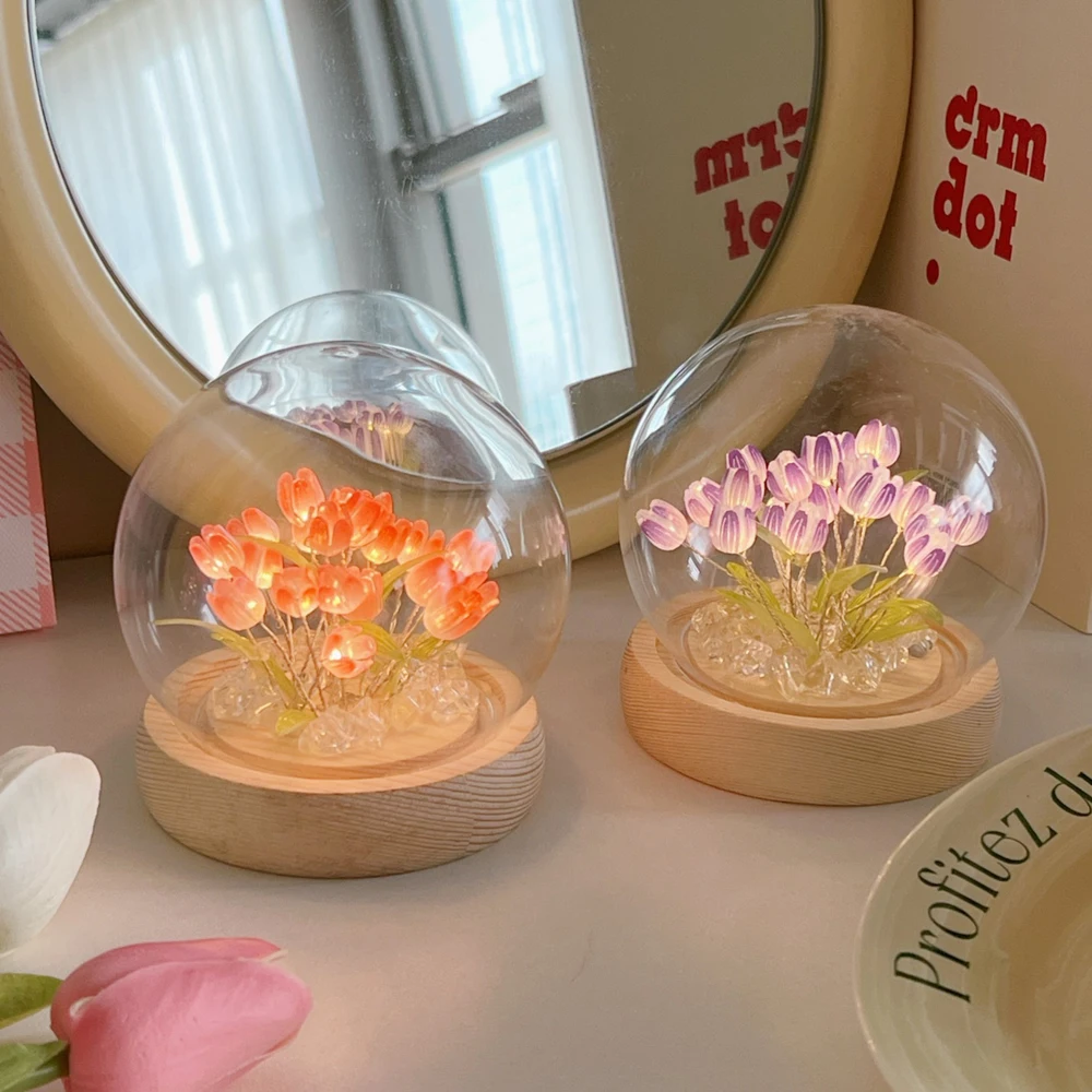 Led-Room-Decor-Lights-DIY-lamp-Tulip-Flowers-Mushroom-Night-Agaric ...