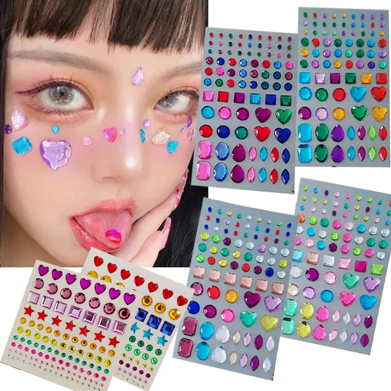3D-Diamond-Face-Rhinestone-Sticker-Party-Body-Makeup-Scrapbooking ...