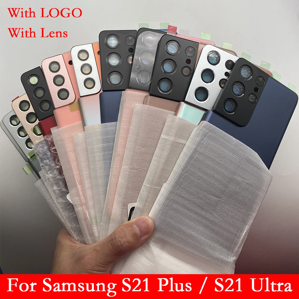 프레임 포함 후면 도어 교체 하우징 케이스, 배터리 후면 커버, 삼성 S21 플러스, S21 울트라 후면 커버, 신제품| | - AliExpress