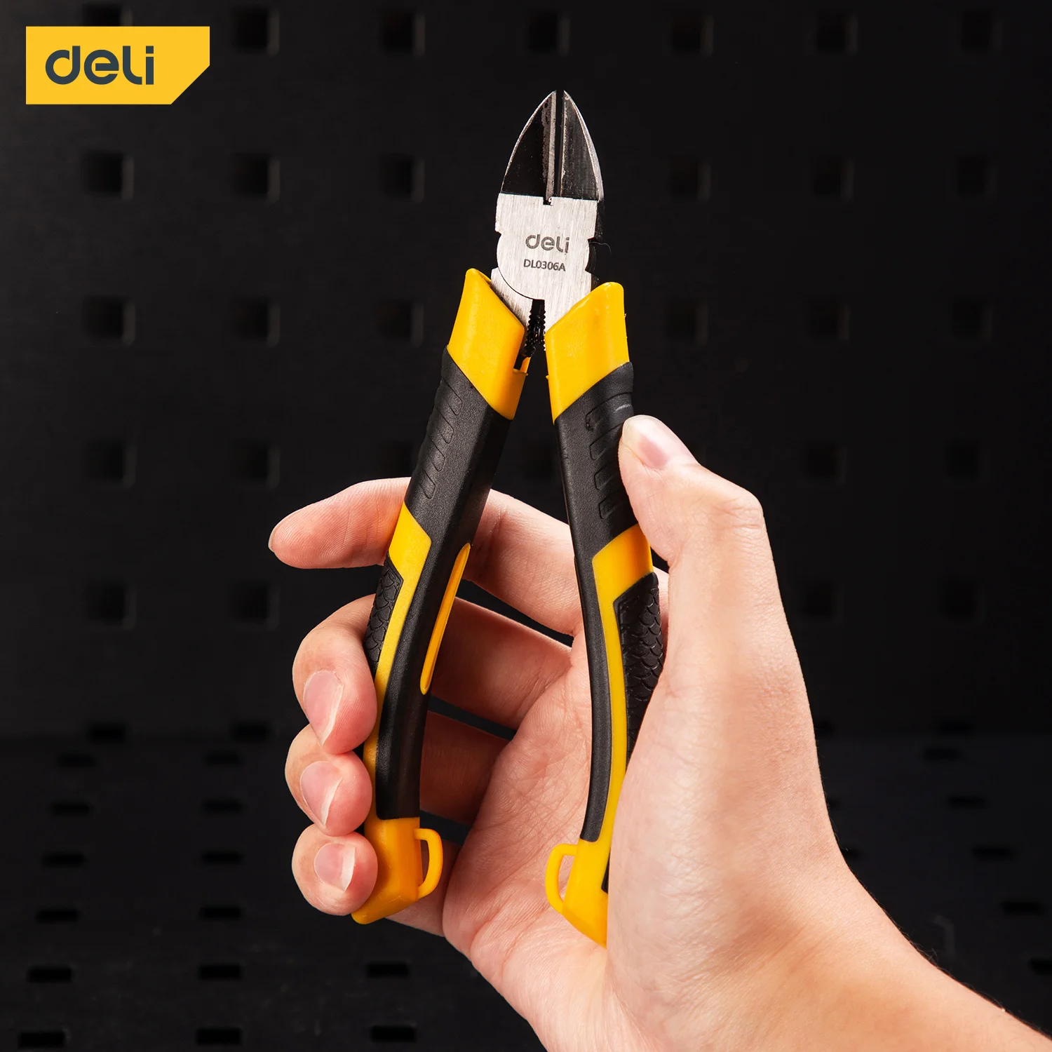 Deli-6-Inch-Universal-Plastic-Nippers-Mini-Diagonal-Pliers ...