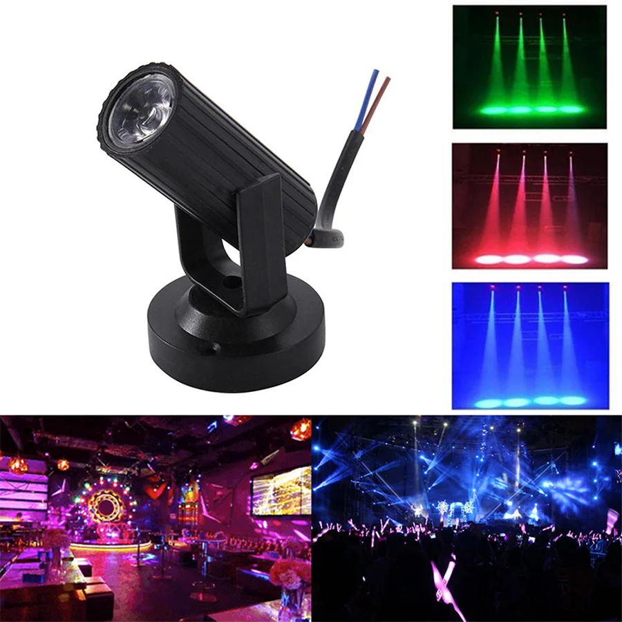 Foco-LED-RGB-iluminaci-n-de-pista-1W-luz-de-discoteca-suave-fiesta ...