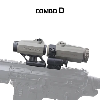Vector Optics Maverick Series Red Dot Sight & 3x22 Magnifier Rifle ...