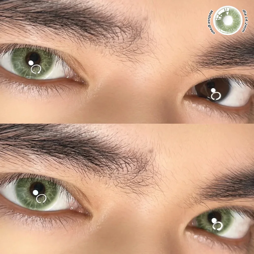 Freshlook Colors Violet On Brown Eyes
