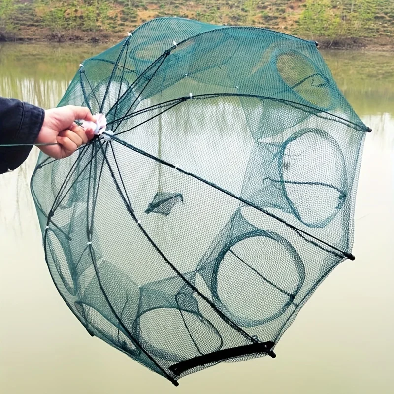 1-Umbrella-Cage-Shrimp-Cage-Umbrella-Style-Automatic-Folding-Fishing ...