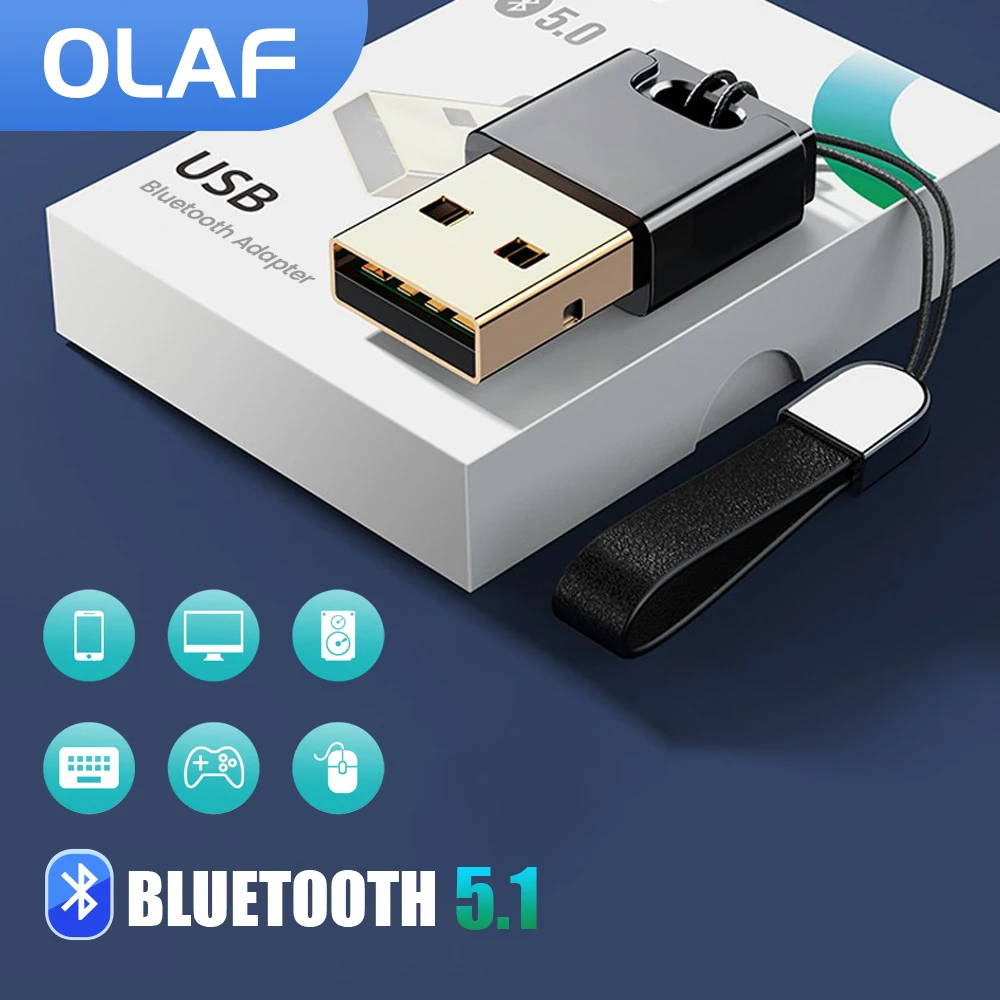 Usb Bluetooth Adapter Dongle Adaptador Bluetooth 5.1 And Transmitter ...