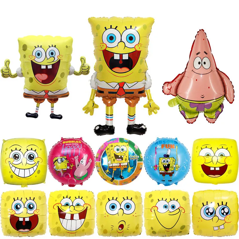 Sponge-bob-Balloon-Cute-Cartoon-Theme-Party-Decoration-Anime-Patrick ...