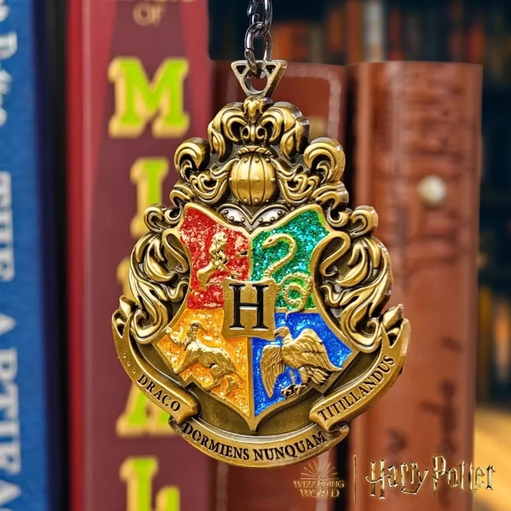 Genuine Harry Potter Badge Keychain Hogwarts Movie Merchandise Metal ...
