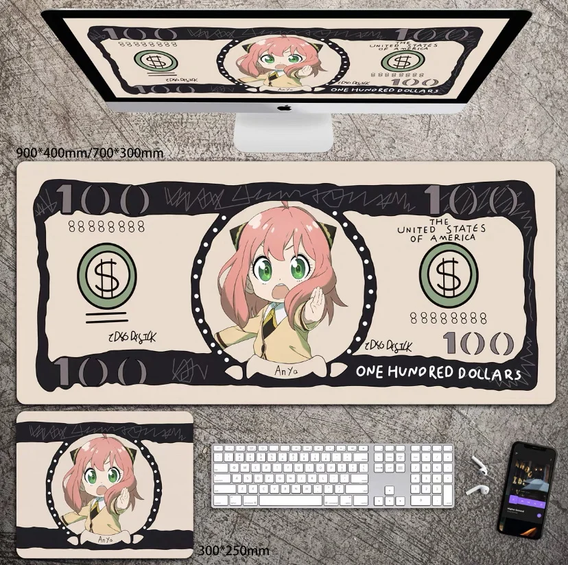 Mousepad Spy Family Mouse Pad Cyberpunk Mouse Pad Cute For Desktop ...