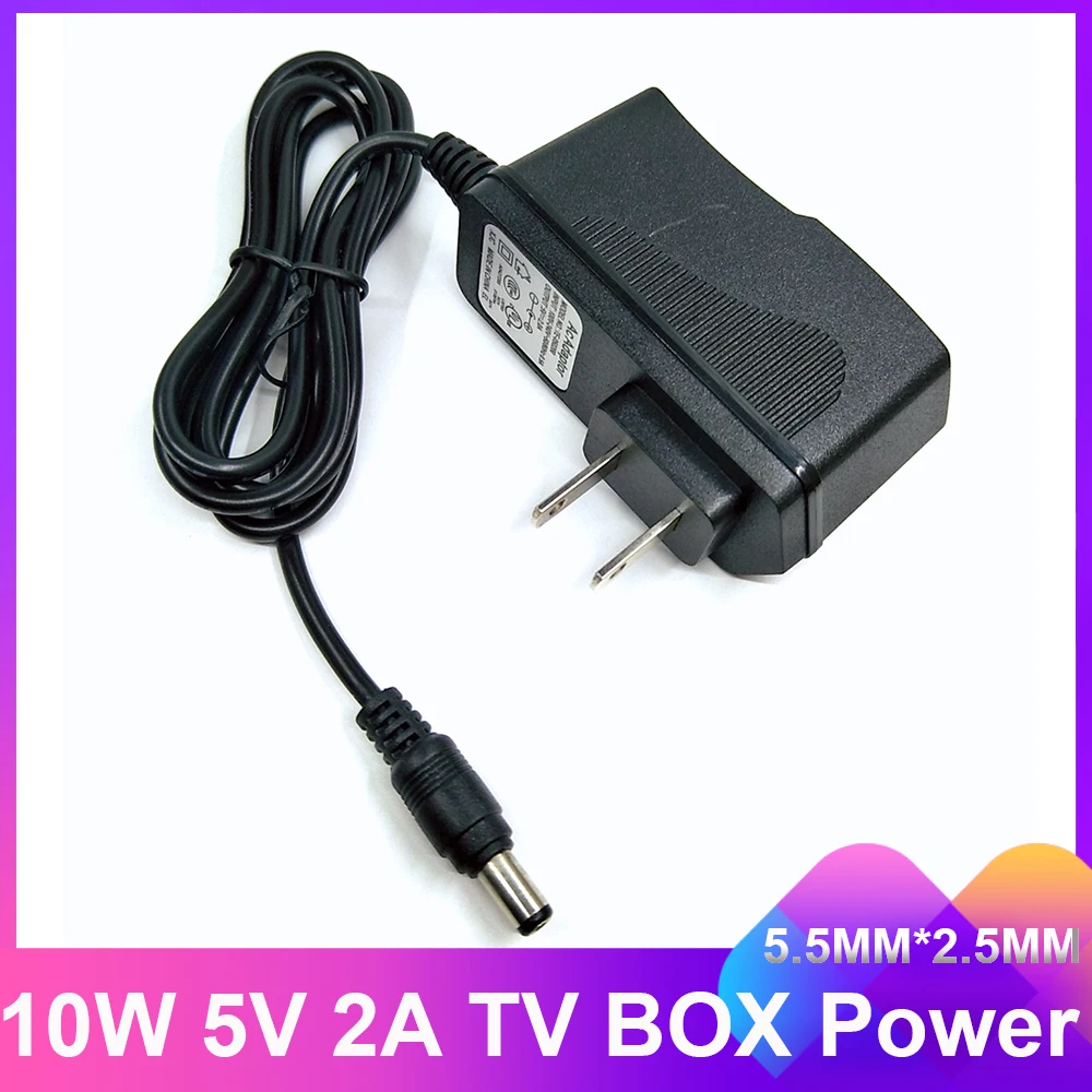 TV-BOX-Power-5V2A-New-AC-100V-240V-Converter-Adapter-DC-5V-2A-2000mA ...