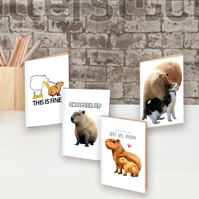 A6-Notebook-Pocket-Size-Capybara-Cute-Kawai-Cartoon-Animal-Note-Book ...